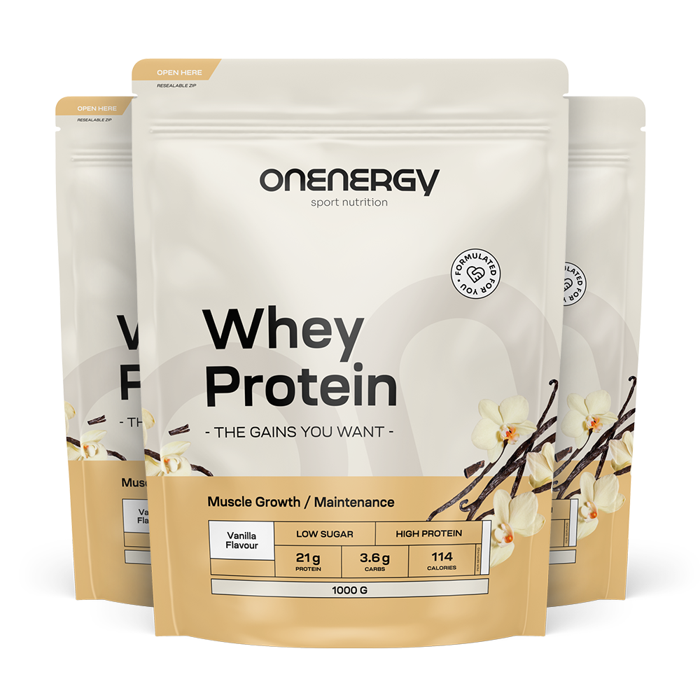 3x Whey protein sirutke – vanilija, ukupno 3000 g - OnEnergy.hr