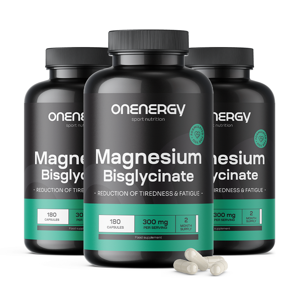 3x Magnezijev bisglicinat 300 mg, ukupno 540 kapsula - OnEnergy.hr